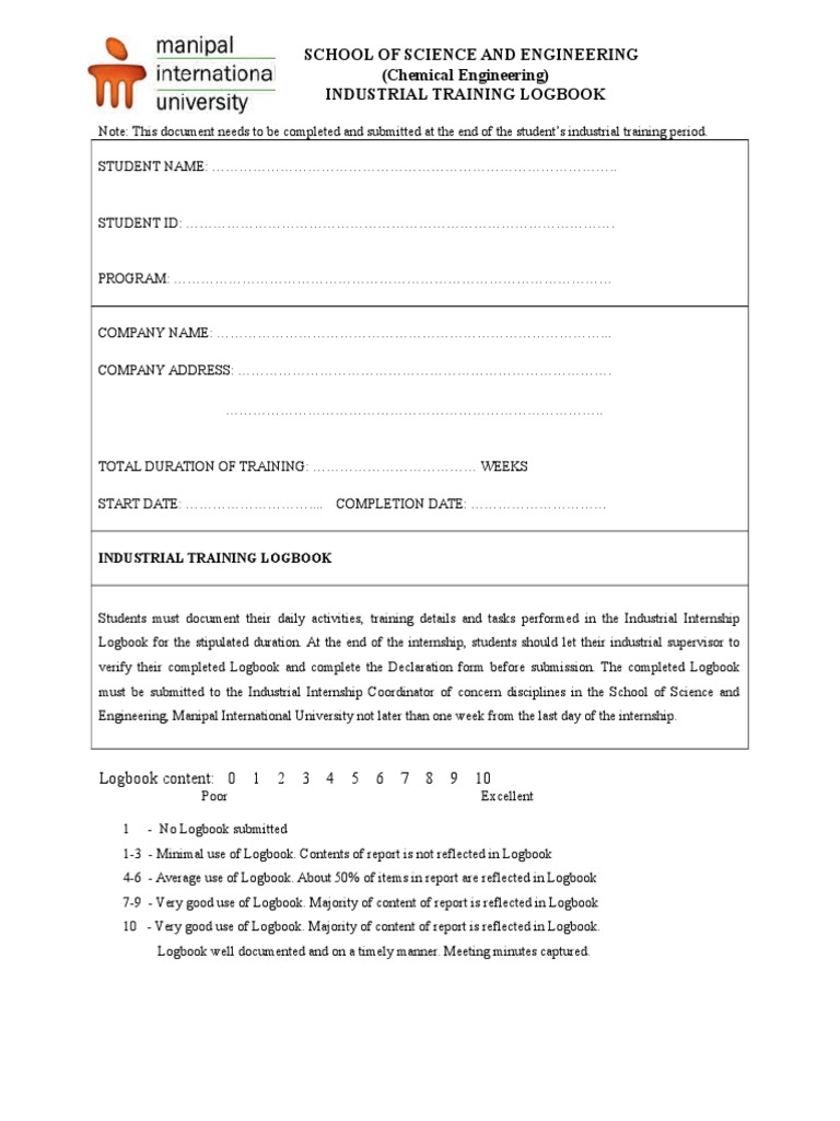 3) LOGBOOK Assessment | PDF