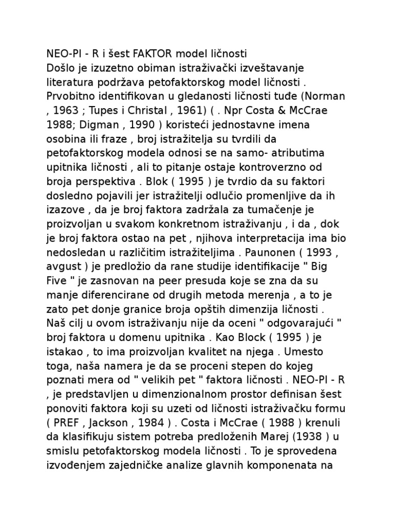 Teorijski Okvir | PDF