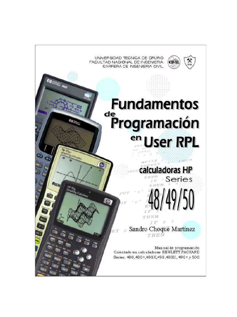 Manual de Programacion HP50G PDF | PDF | Algoritmos | Lenguaje de ...