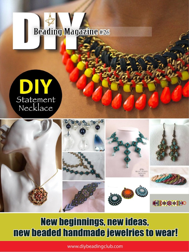 DIY Beading Magazine Issue26 | PDF | Beadwork | Jewellery