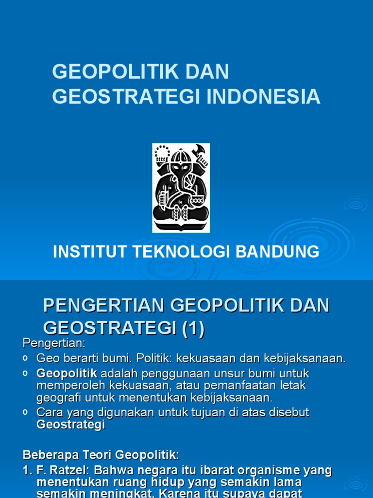 11-12. Geopolitik Dan Geostrategi | PDF