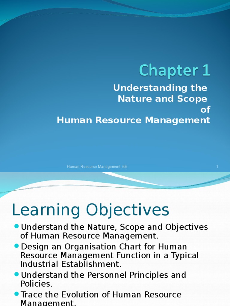 MODULE 1 NATURE AND SCOPE OF HRM.ppt | Human Resource Management ...