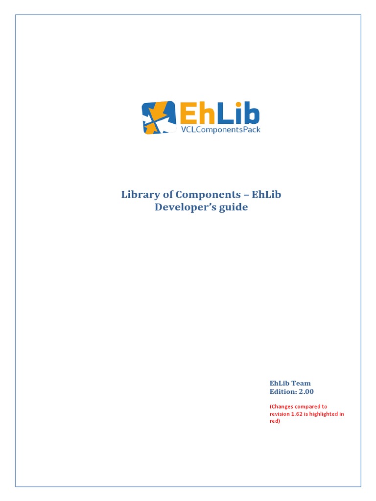 EhLib Users Guide 2.0 | PDF | Array Data Structure | Database Index