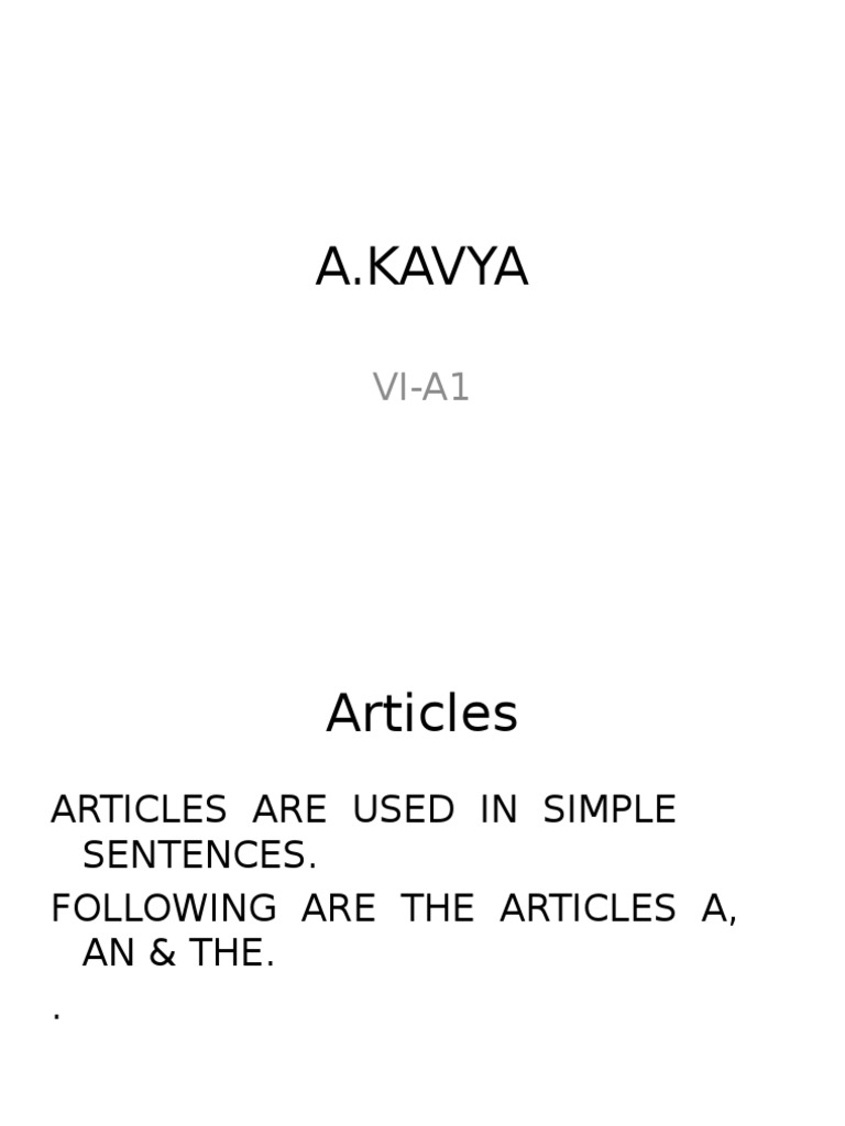 KAVYA | PDF