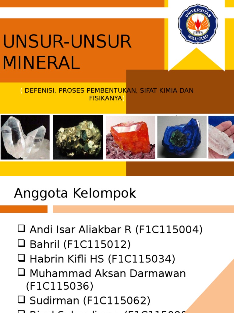 Mineral: Definisi, Pembentukan & Sifat | PDF