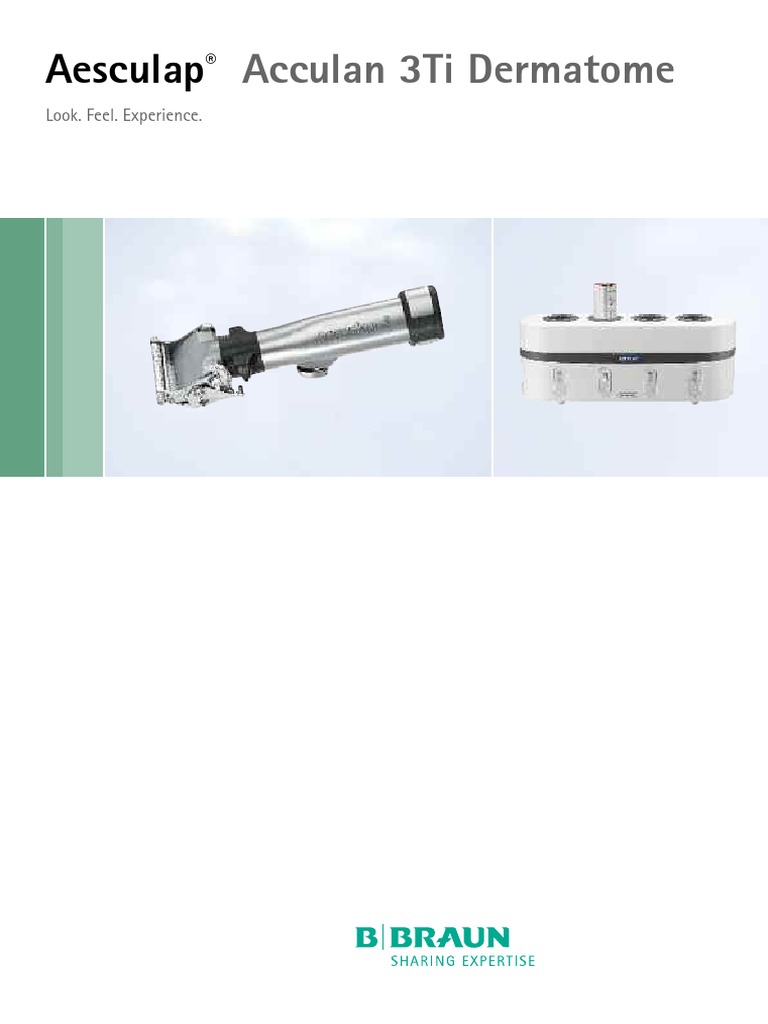 Acculan 3ti Dermatome | PDF | Home & Garden | Computers