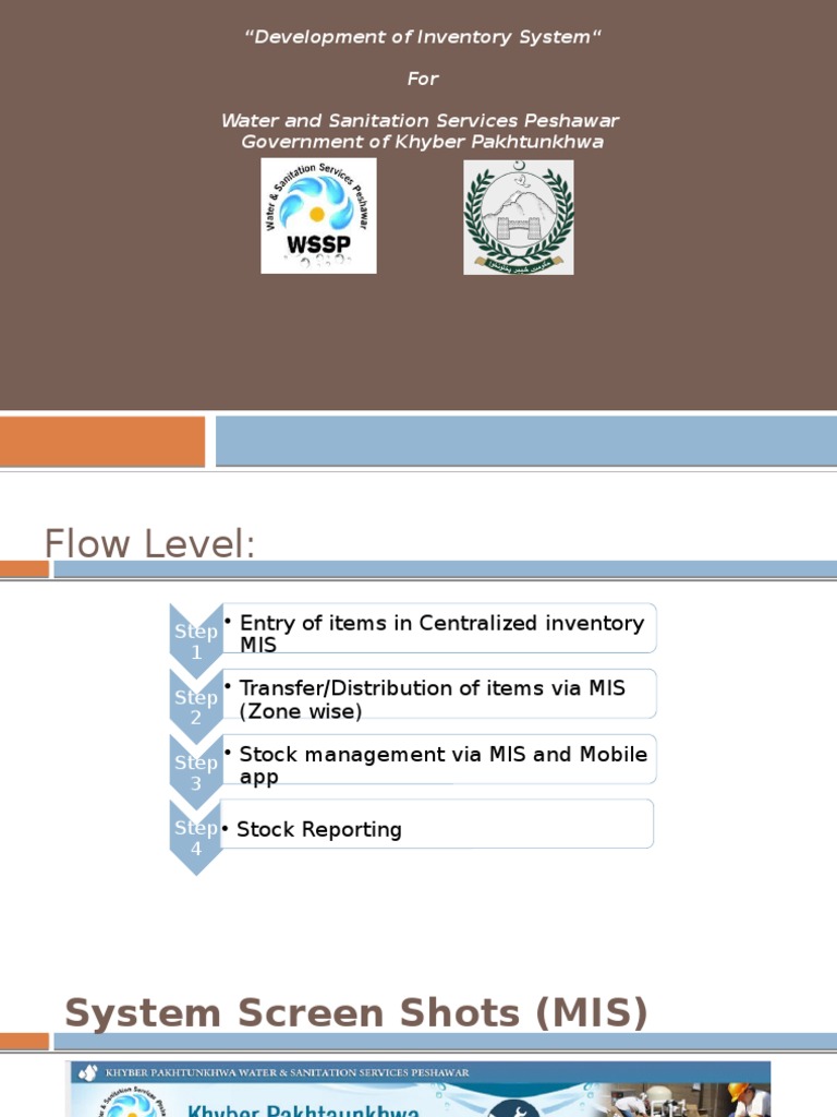 Inventory System for Water Services | PDF | Technology & Engineering