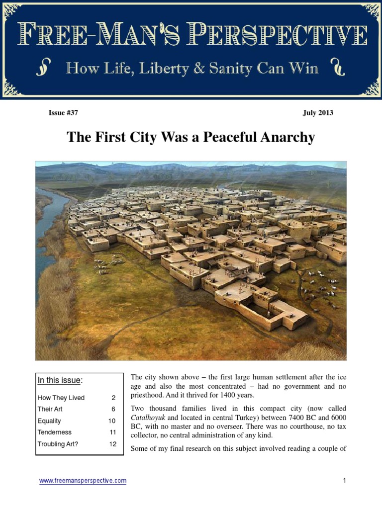 Peaceful Anarchy in Ancient Catalhoyuk | PDF | Agriculture