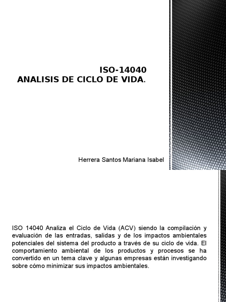 Iso 14040 | PDF