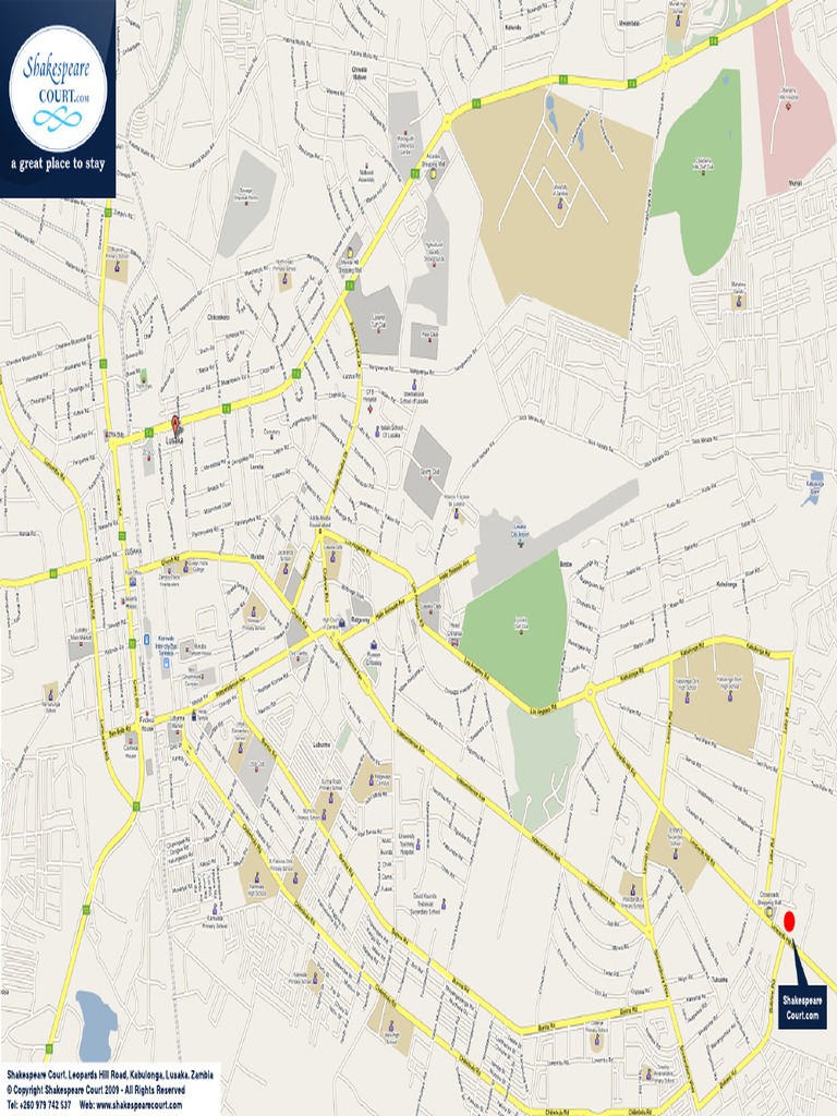 Map of Lusaka | PDF