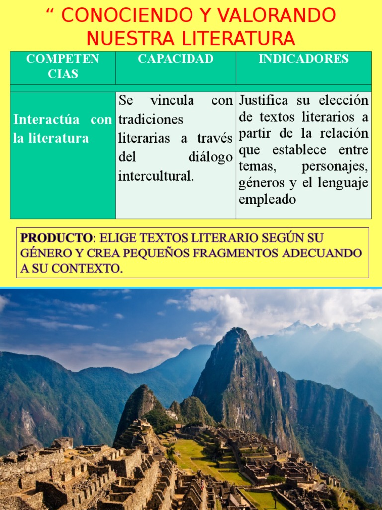 Literatura Incaica | PDF | Imperio Inca