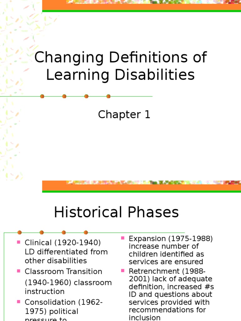 6 Historical Phase of Sen | PDF | Learning Disability | Intellectual ...