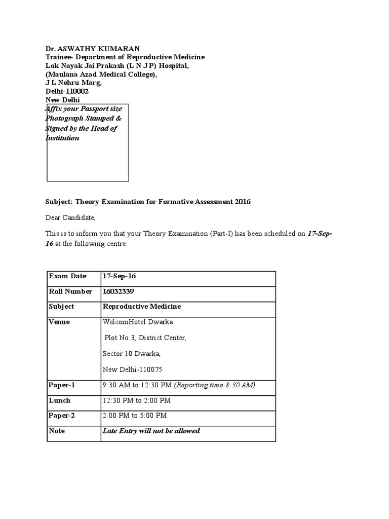 Hall Ticket | PDF | Identity Document | Test (Assessment)
