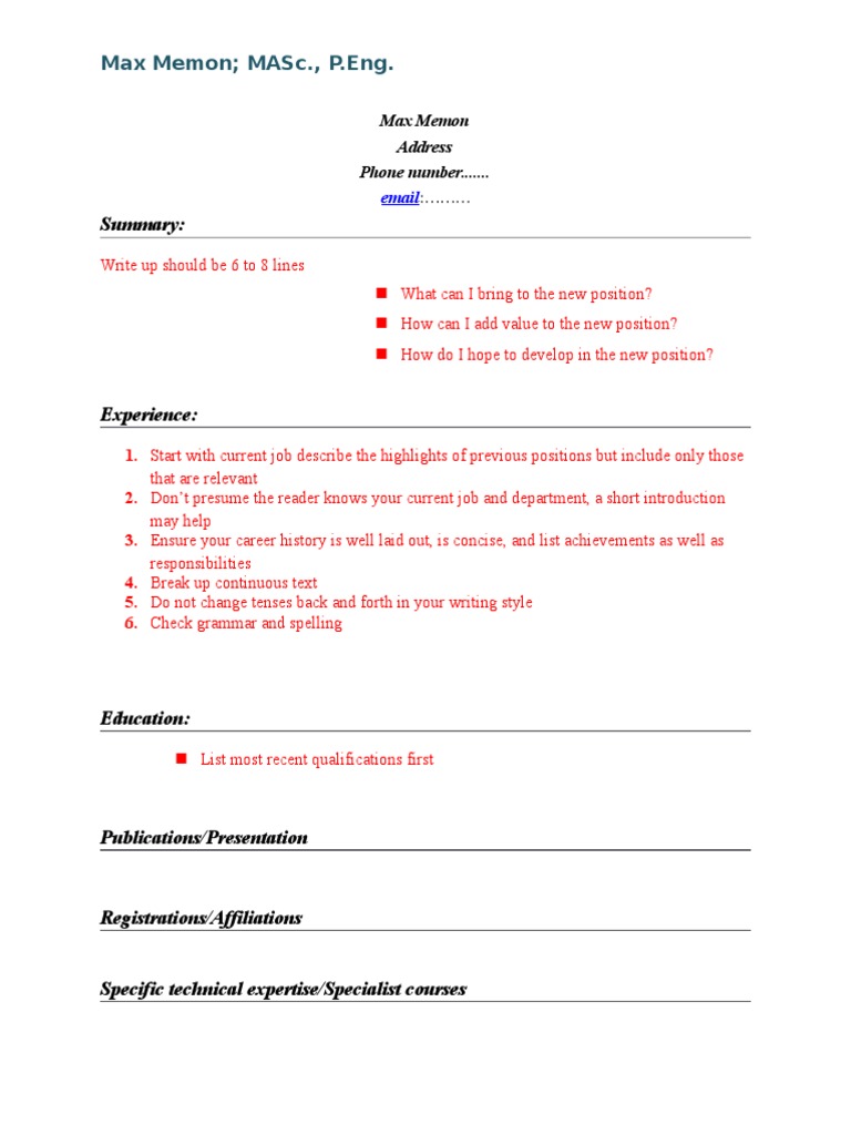 Summary:: Max Memon Masc., P.Eng | PDF | Résumé | Business