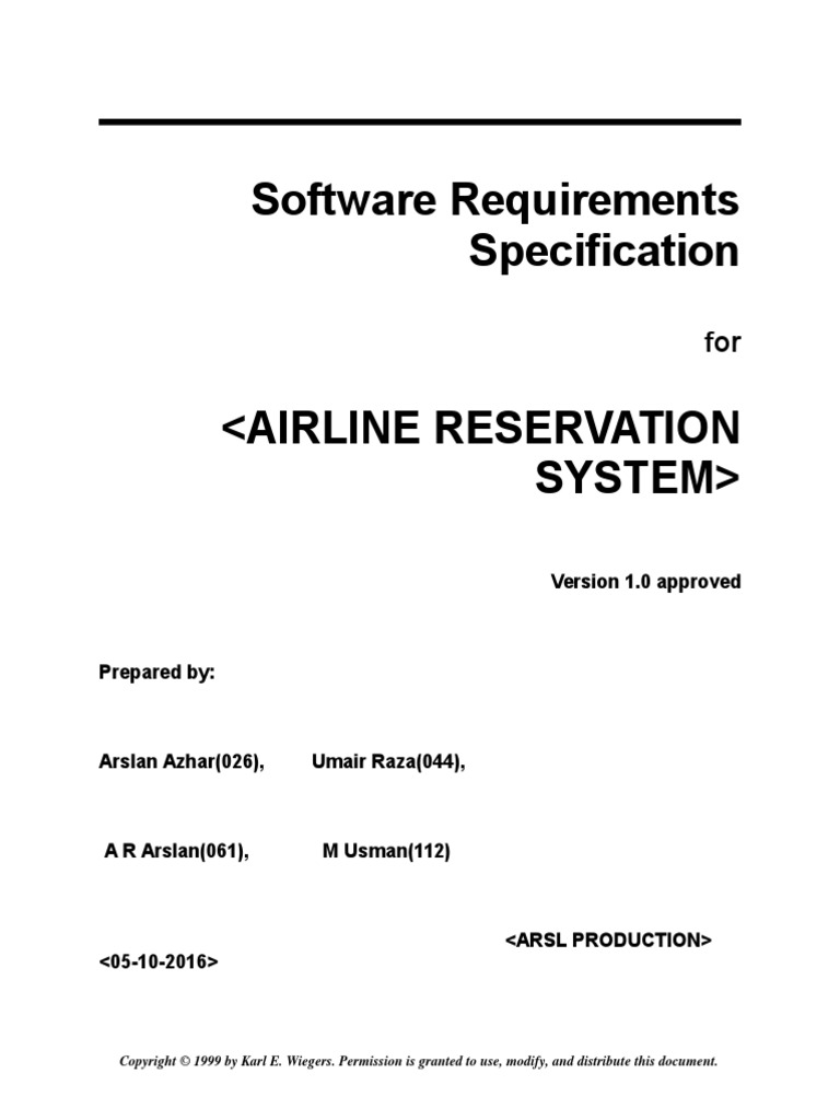 Airline Reservation System | PDF | Graphical User Interfaces | Databases