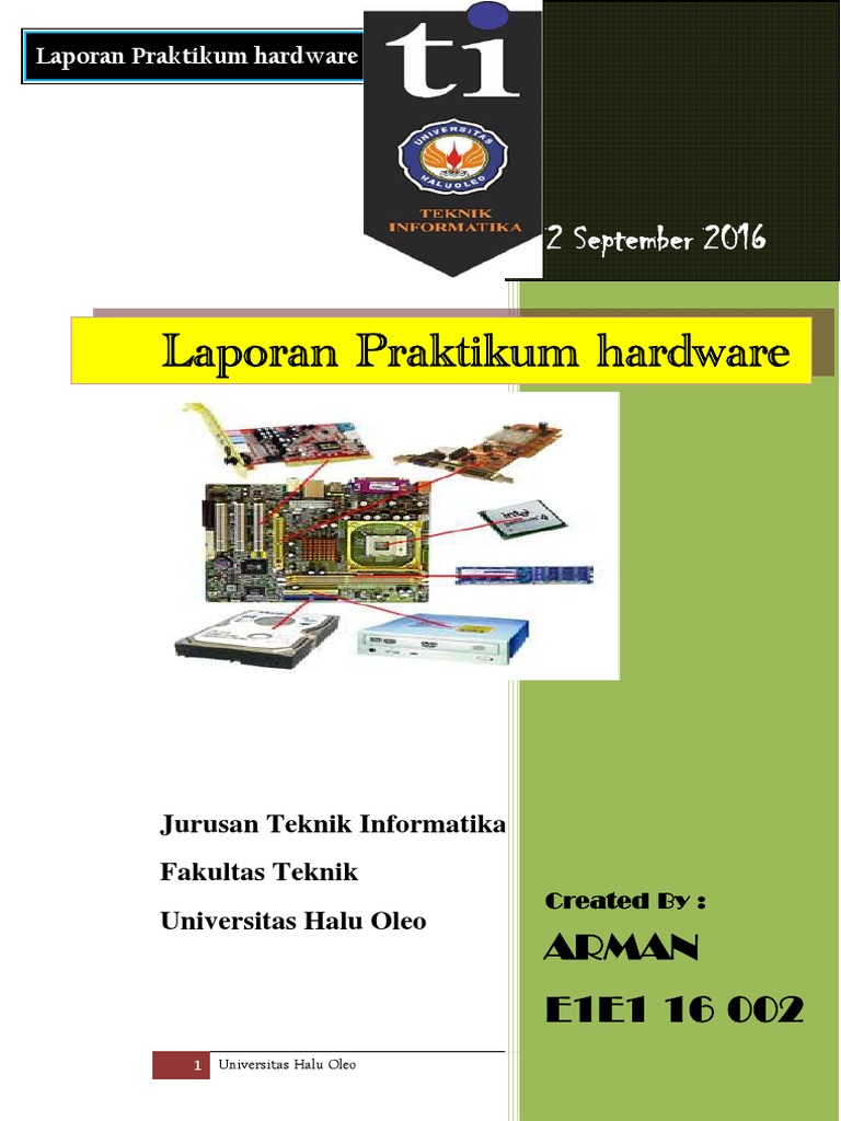 Laporan Praktikum Hardware by ARMAN | PDF