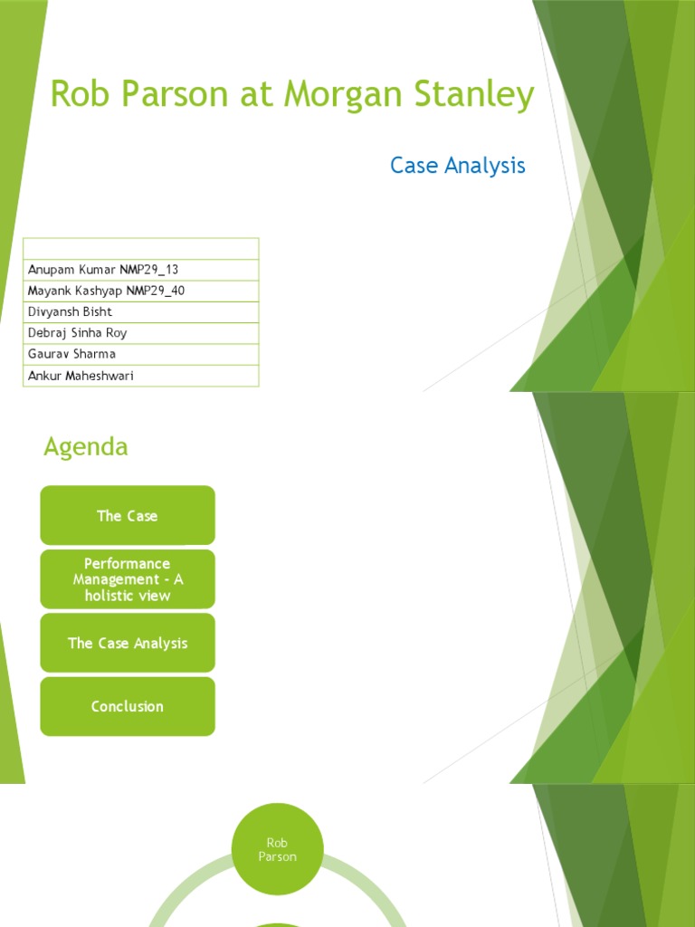 Rob Parson at Morgan Stanley | PDF | Economies | Cognition