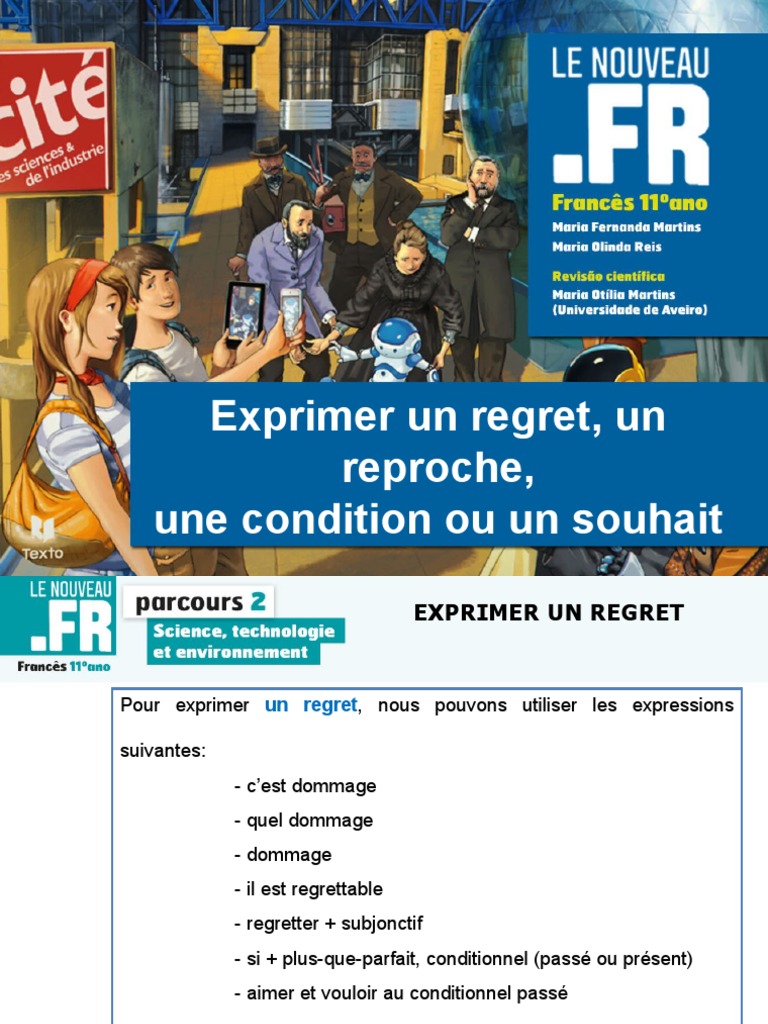 Exprimer Un Regret, Un Reproche, Une Condition Ou Un Souhait | PDF ...