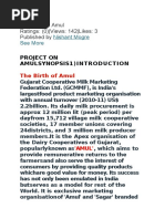 Amul Mission and Vision | PDF | Leadership | Market (Economics)