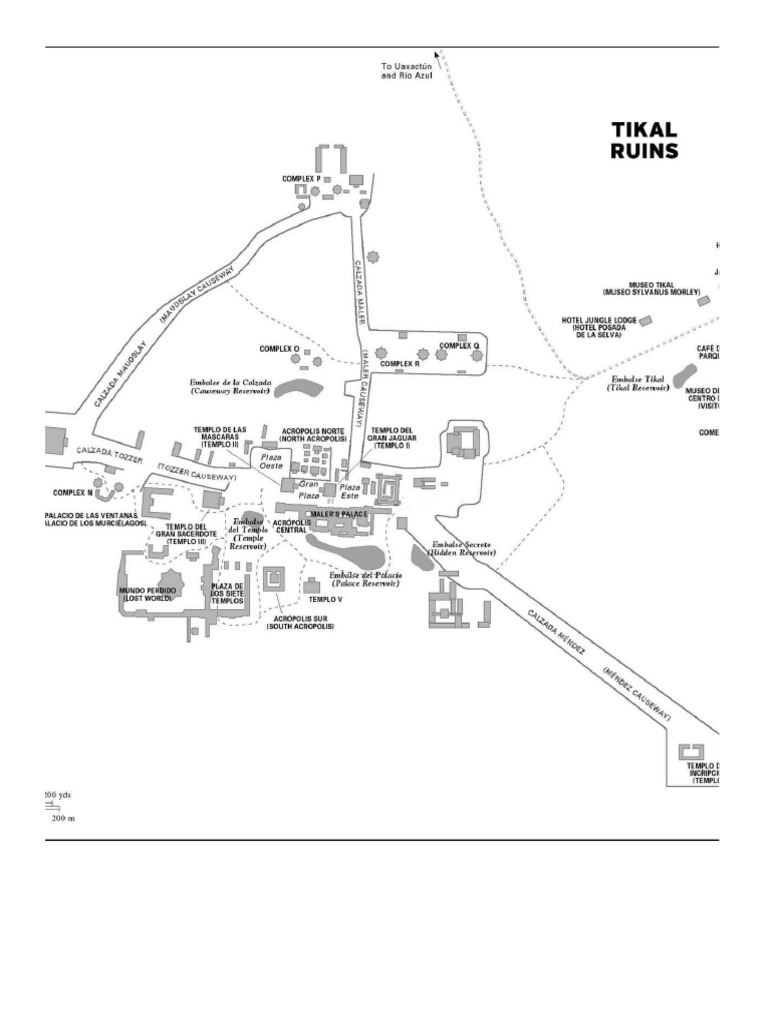 Mapa Tikal | PDF