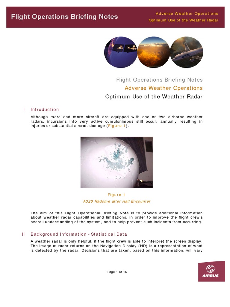 Weather Radar Guide for Pilots | PDF | Hail | Precipitation