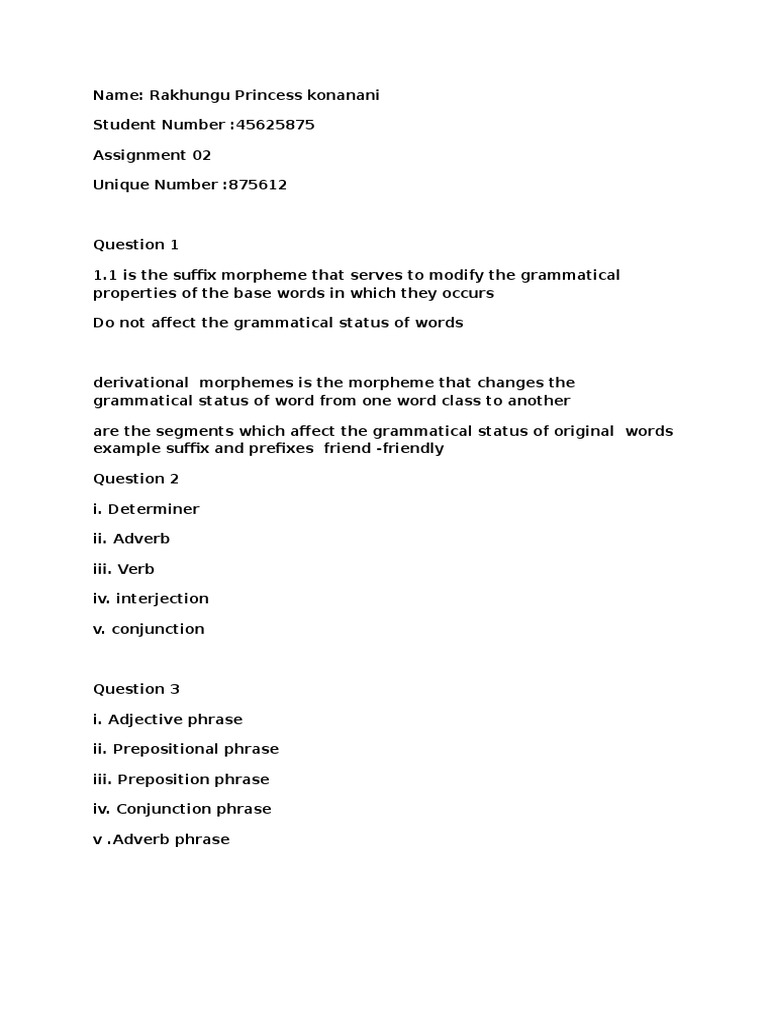 Assigment 2 ENG 1502 | PDF