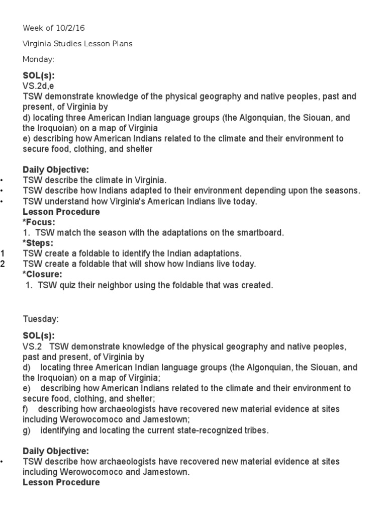 Virginia Studies: Native Peoples & Archaeology | PDF | Native Americans ...