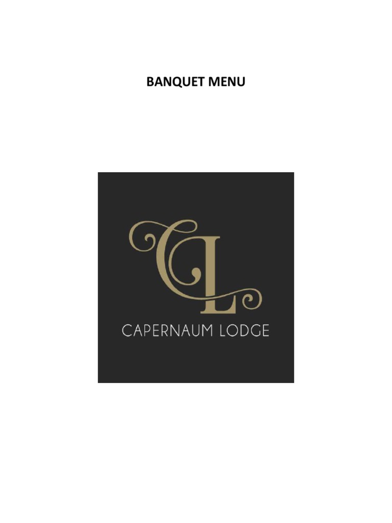 Banquet Menu PDF | Download Free PDF | Salad | European Cuisine