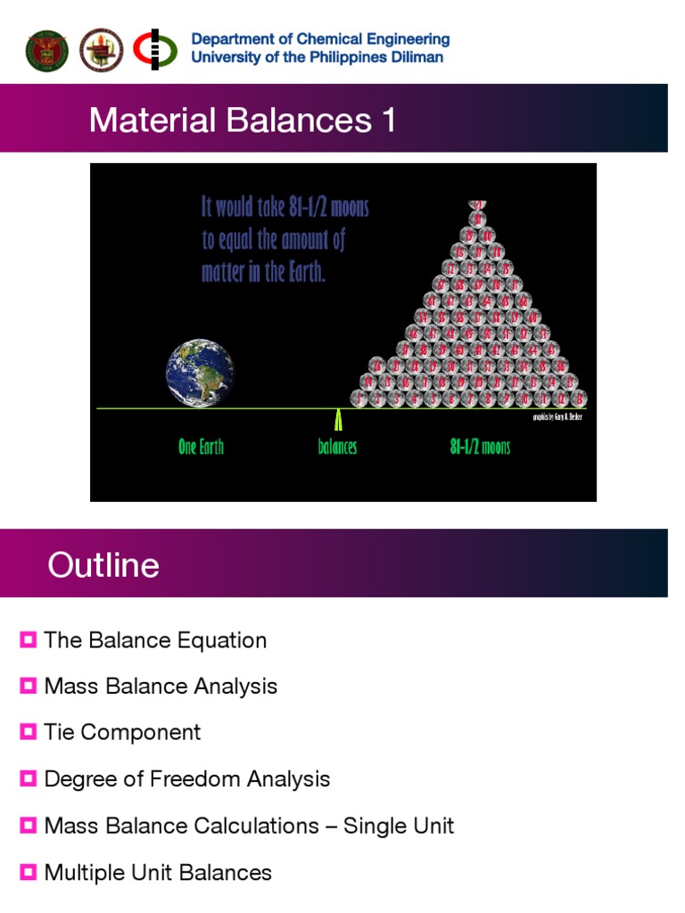 1.04 Material Balance 1 | PDF | Solution | Solubility