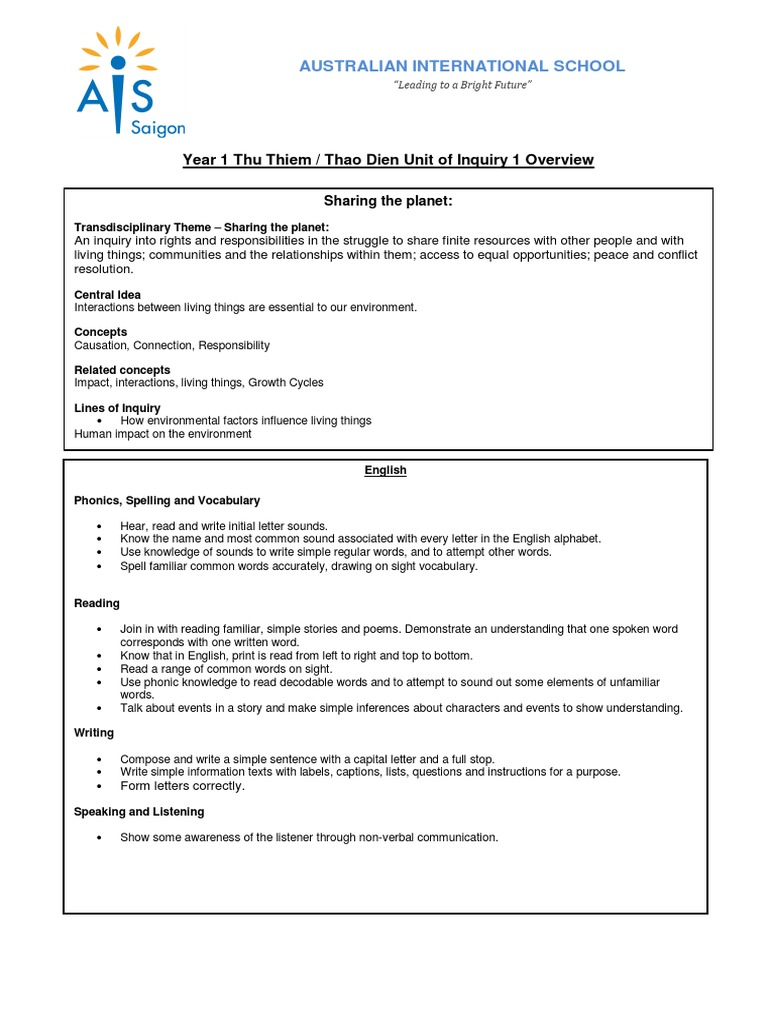 Sharing The Planet | PDF | English Language | Vocabulary