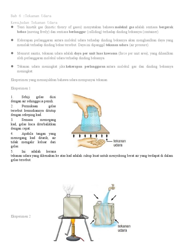 Bab 6 Tekanan Udara | PDF