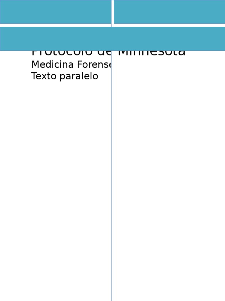 Protocolo de Minnesota | PDF | Pena capital | Justicia