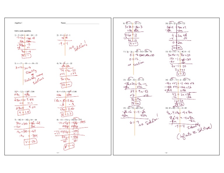 3 4practiceanswers1page | PDF