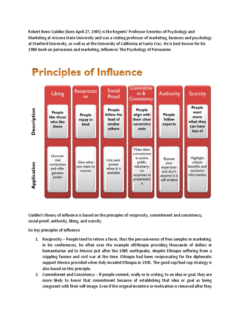 Robert Beno Cialdini | Download Free PDF | Persuasion | Social Psychology