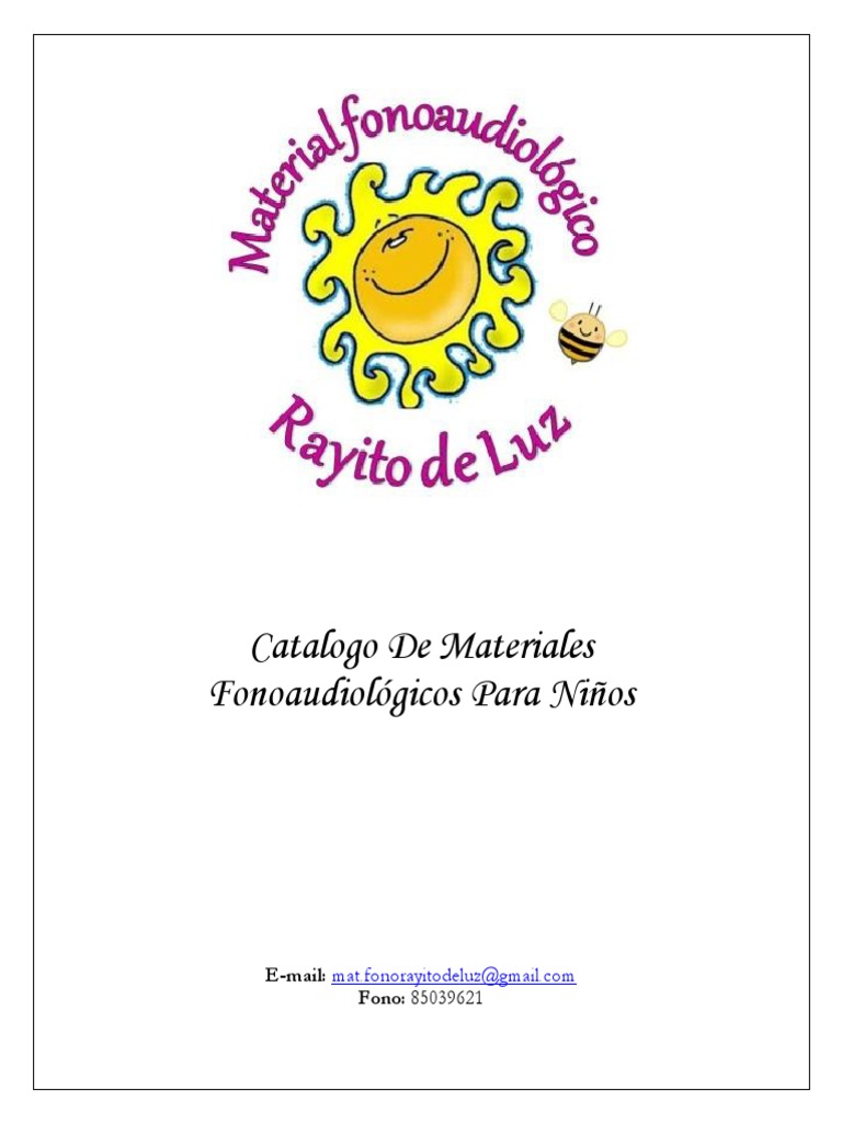Catalogo Rayito de Luz | PDF | Fonema | Palabra