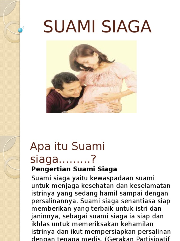 Peran Suami Siaga dalam Kehamilan | PDF