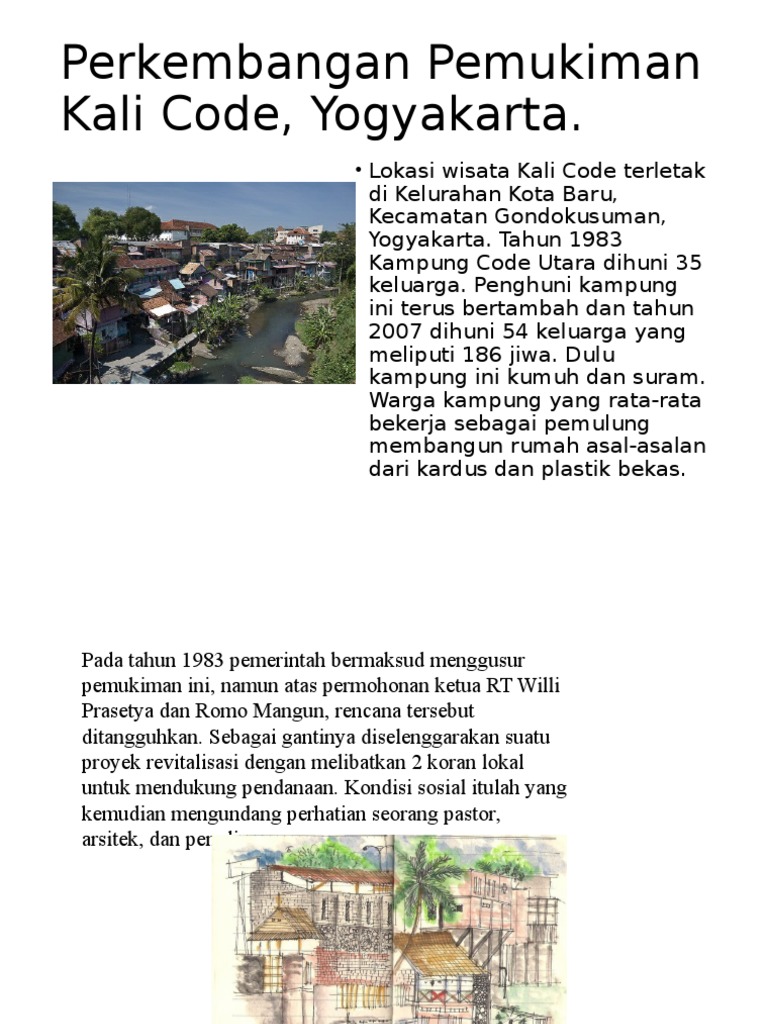 Revitalisasi Kampung Code Yogyakarta | PDF
