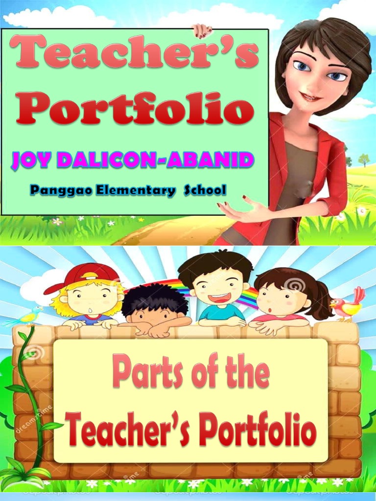 Teacher Portfolio Design Guidelines | PDF | Lesson Plan | Teachers