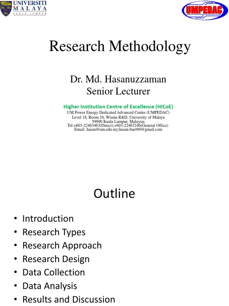 Lecture 3 Research Methodology | PDF | Research Design | Survey Methodology