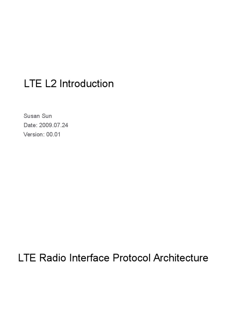 Lte L2 RLC Mac | PDF | Orthogonal Frequency Division Multiplexing ...