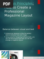 Principles of Layout and Design | PDF | Page Layout | Mass Media