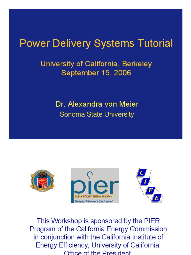 Power Delivery Systems Tutorial: University of California, Berkeley ...