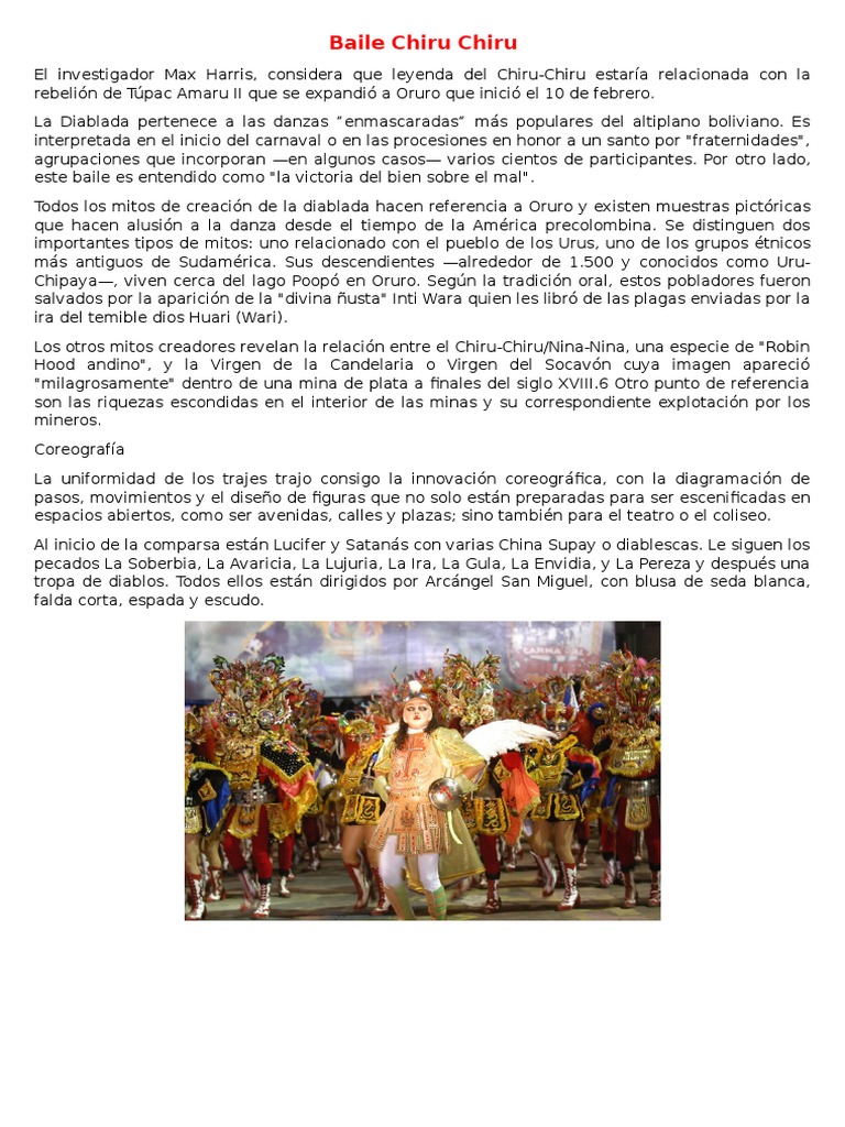 Baile Chiru Chiru | PDF