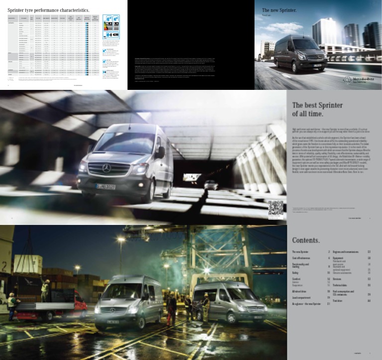 New Sprinter Brochure | PDF | Mercedes Benz Sprinter | Van