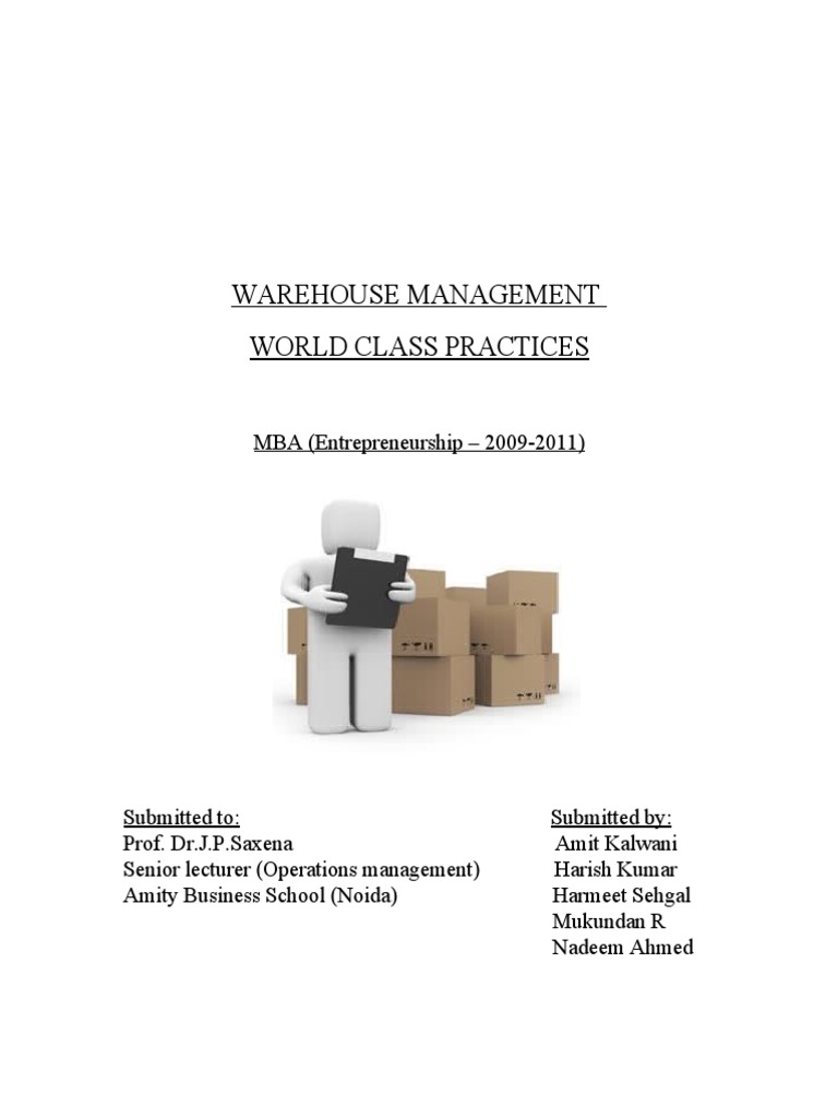 Warehouse Management Final Project Report | PDF | Warehouse | Inventory