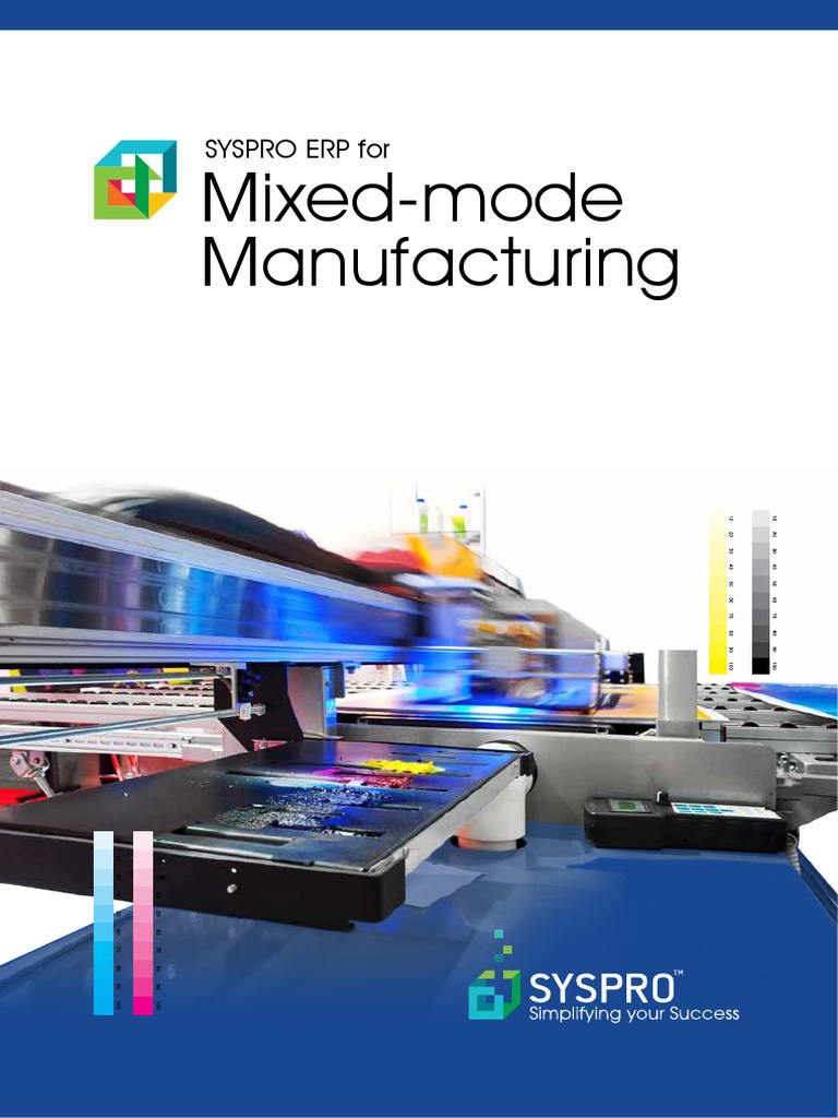 Syspro Mixed Mode Manufacturing Web | PDF | Enterprise Resource ...