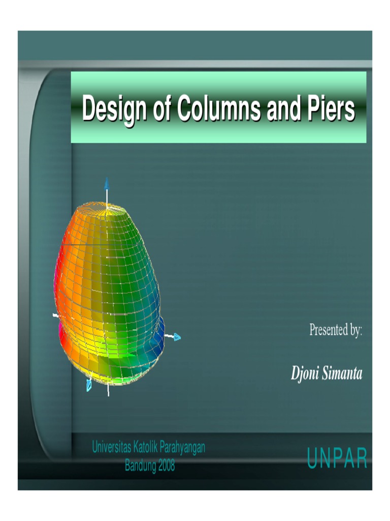 Design of Columns and Piers With Slenderness | PDF | Bending ...