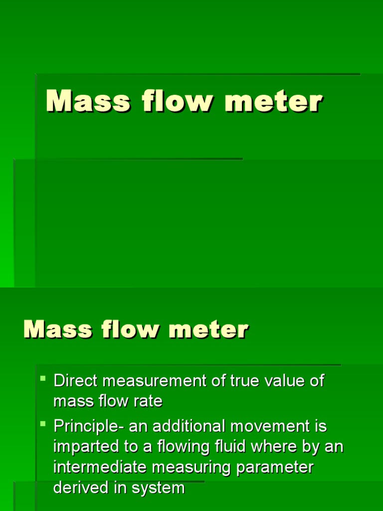 Doppler Mass | Download Free PDF | Flow Measurement | Fluid Dynamics