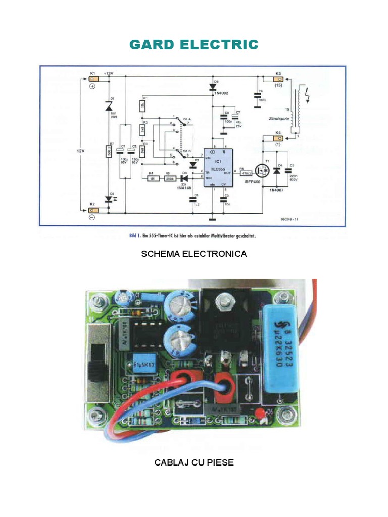 Gard Electric: Schema Electronica | PDF