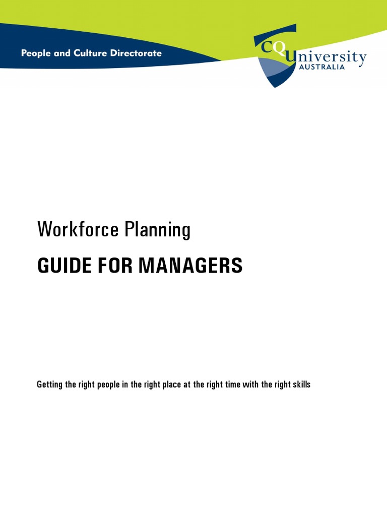 Guide For Managers Workforce Planning V3 120911 KP | PDF | Employee ...